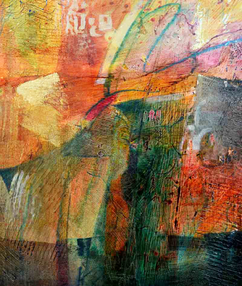 Filomena de Andrade Booth: Departure #5 - Original Abstract Painting by ...