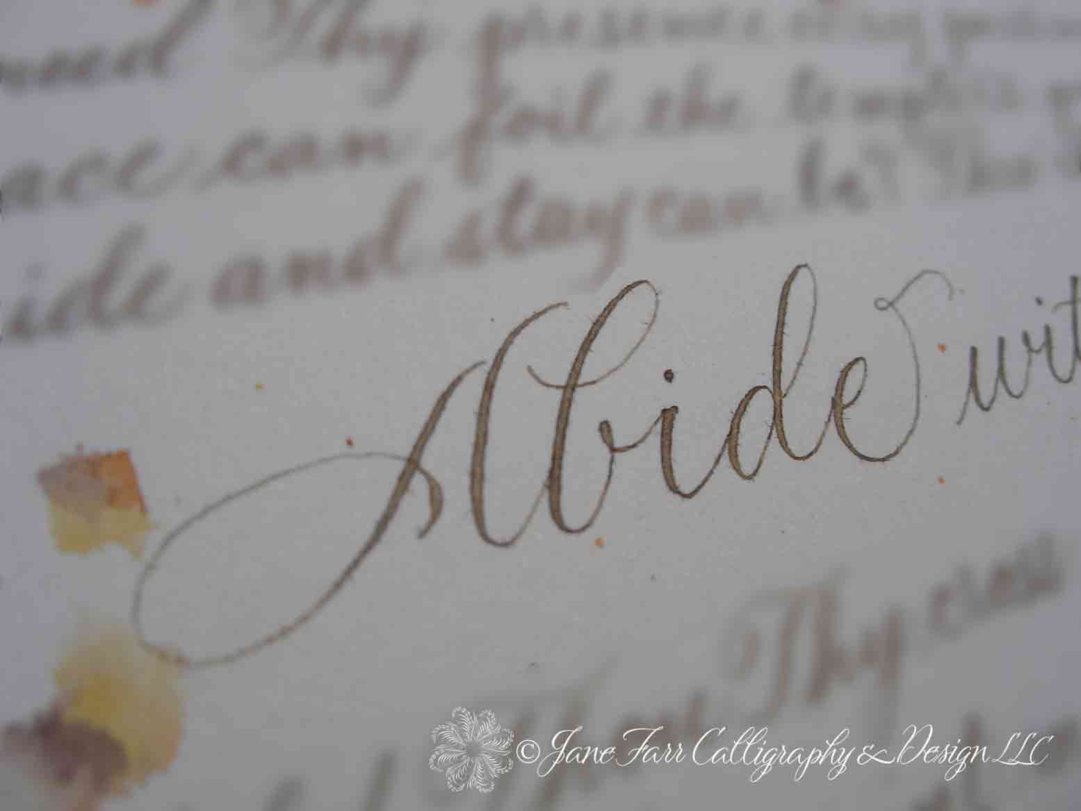 A Place To Flourish: Calligraphy Flourish Friday - Hymns That Last