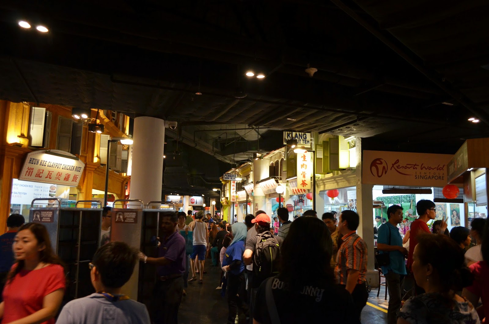 Our Journey : Singapore Sentosa Island - Malaysia Street Food Center