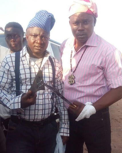 In Pictures: Nollywood Stars On Omo Alhaja Movie Set In Osogbo ...