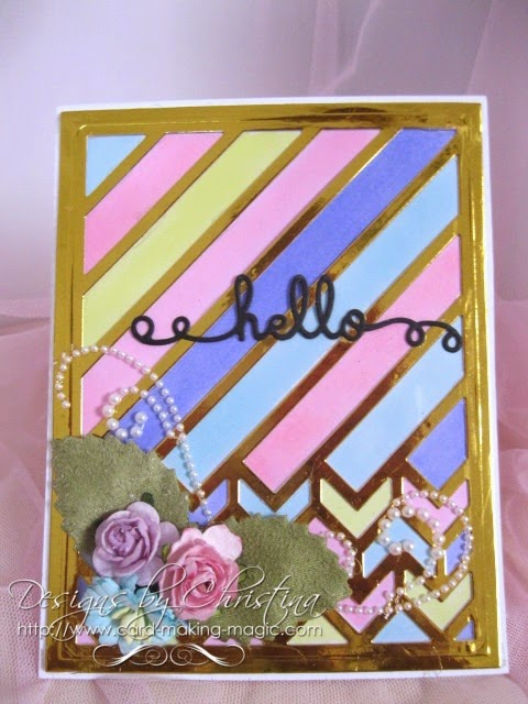 Flowers, Ribbons and Pearls: Diagonal Chevron ...