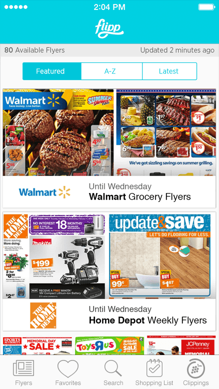 New Age Mama: Introducing Flipp 2.0 - Now with a Shopping List!
