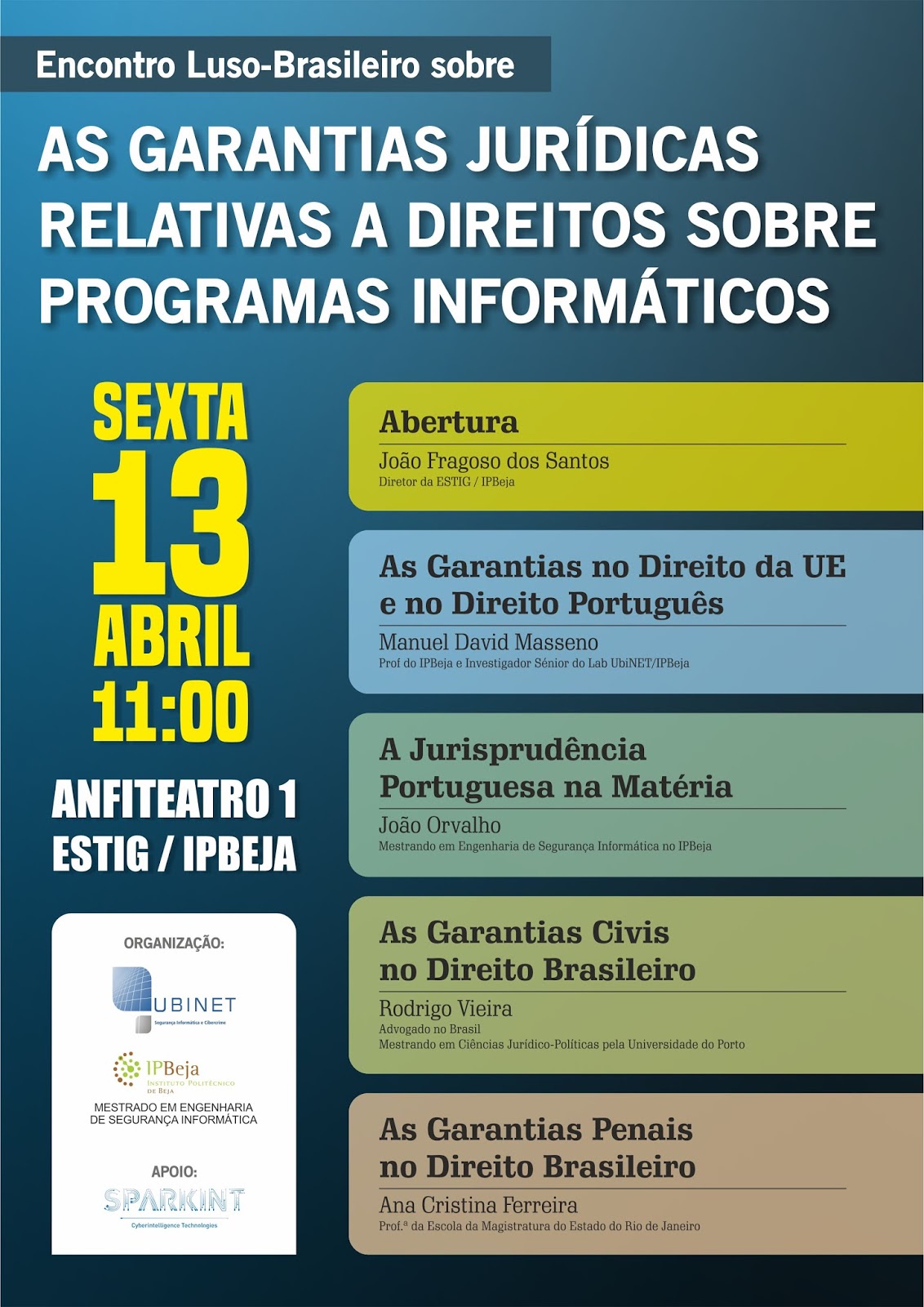 Das Ciências Forenses: Encontro Luso-Brasileiro | Garantias Jurídicas e ...