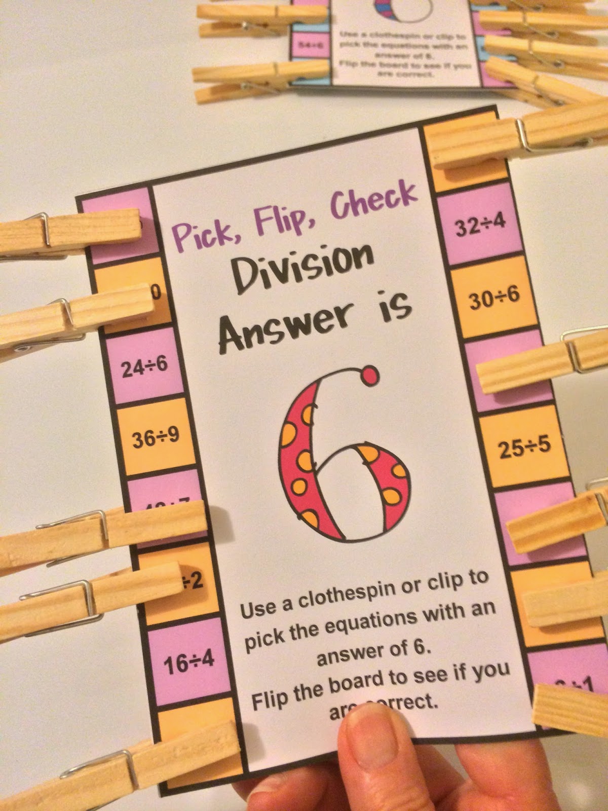 Fun Games 4 Learning: Flip Math Cards Freebies
