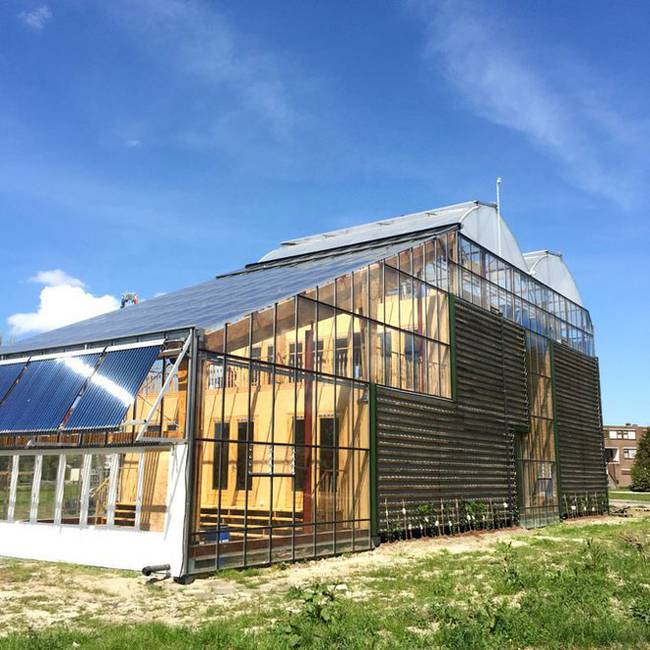 Moon to Moon: Experimental Greenhouse living in Rotterdam