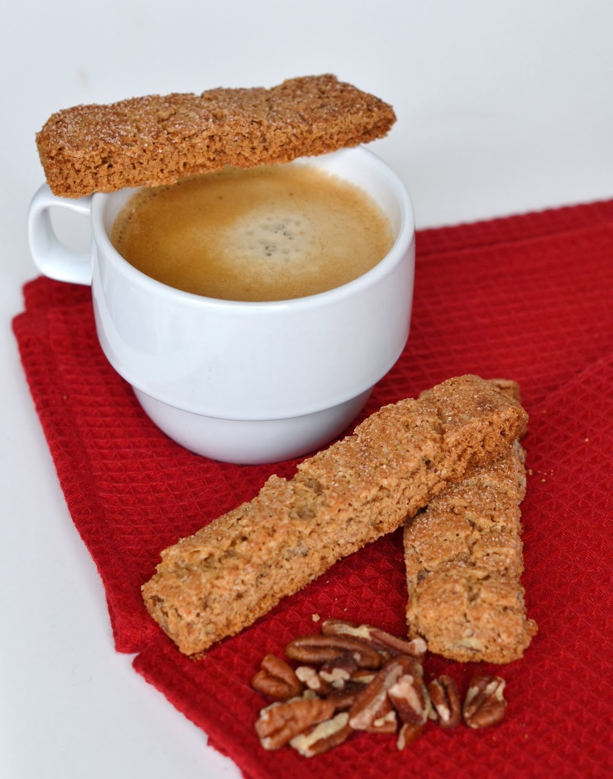 bonbons & biscotti: Toasted Pecan, Cinnamon- Sugar Biscotti