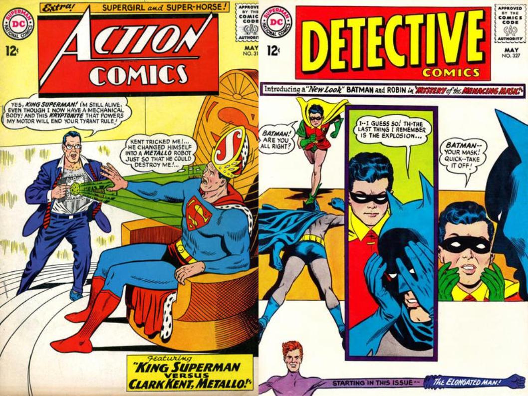 Dave's Comic Heroes Blog: When Did Action Comics Overtake Detective Comics