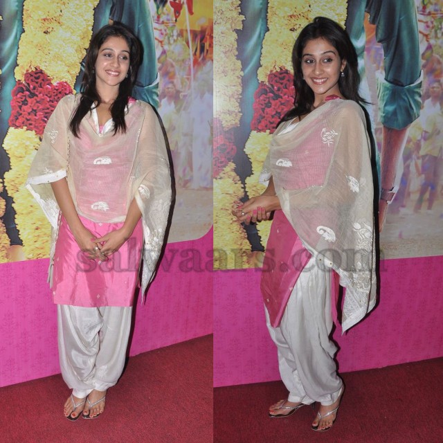 Regina in Pink Silk Salwar - Indian Dresses