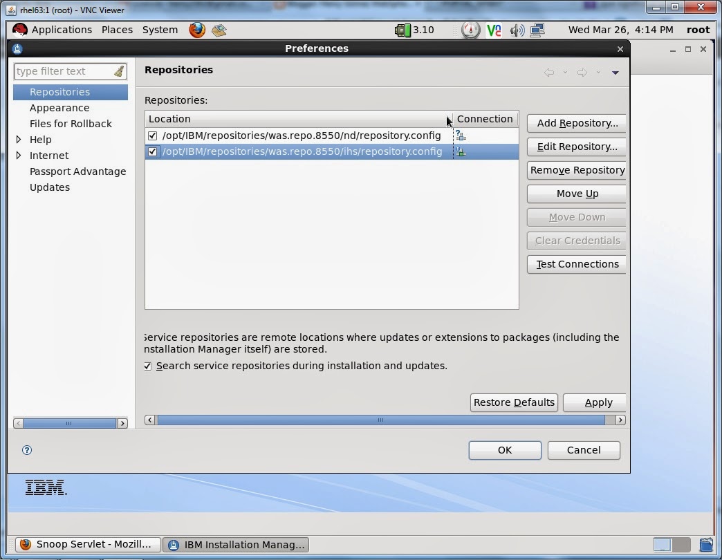 websphere-infra: Install IBM WebSphere Application Server 8.5.5 ND