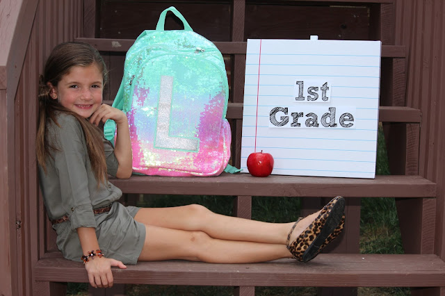 Bolling With 5: Lilah's FIRST Day of 1st Grade!