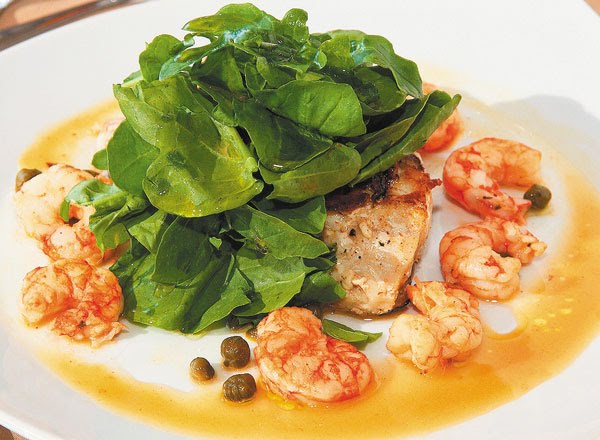 Area de Pesca: Recetas con pescado: Chernia con langostinos y ...