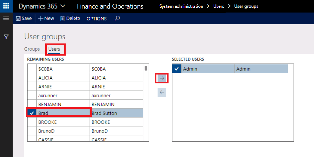 How to create user group and how to use it in Dynamics 365?