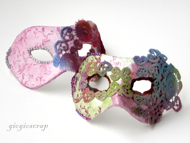 The Craft Barn: Modelling week: Venetian mask and mini canvases