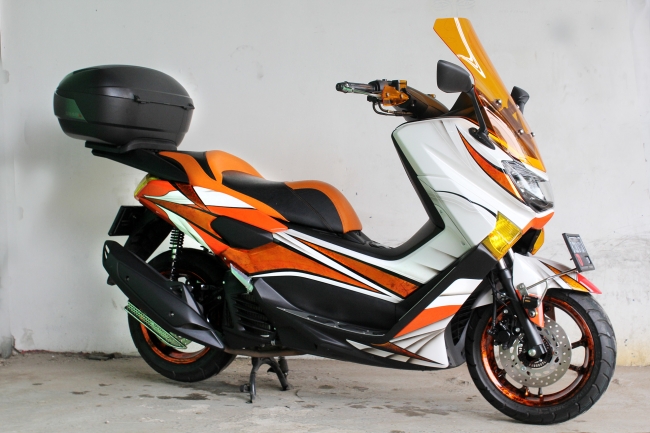 Modifikasi Motor Yamaha NMAX Tampil Elegan Konsep 2018