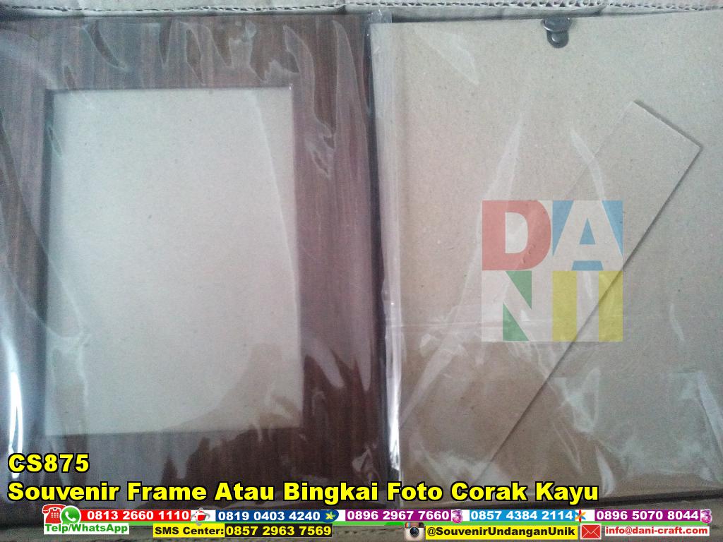 Souvenir Frame Atau Bingkai Foto Corak Kayu | Souvenir Pernikahan