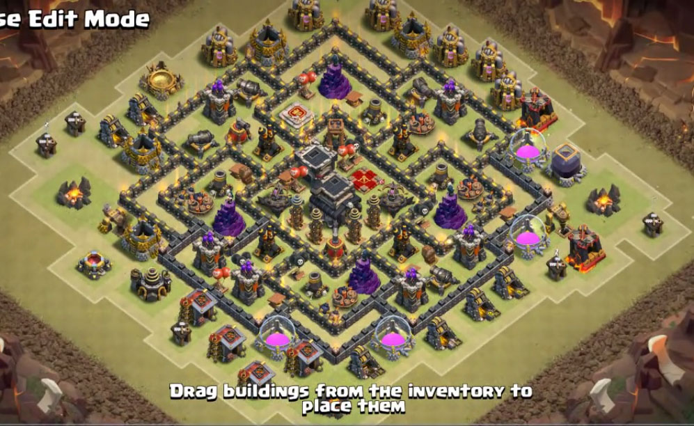 base th 9 terbaru dengan bomb tower terbaik dan terkuat - clashers blog