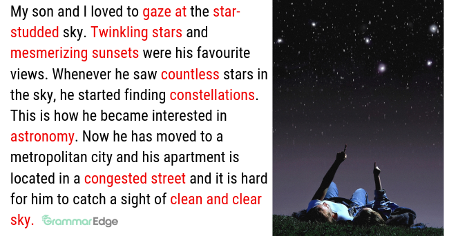 IELTS Vocabulary for Sky - GrammarEdge