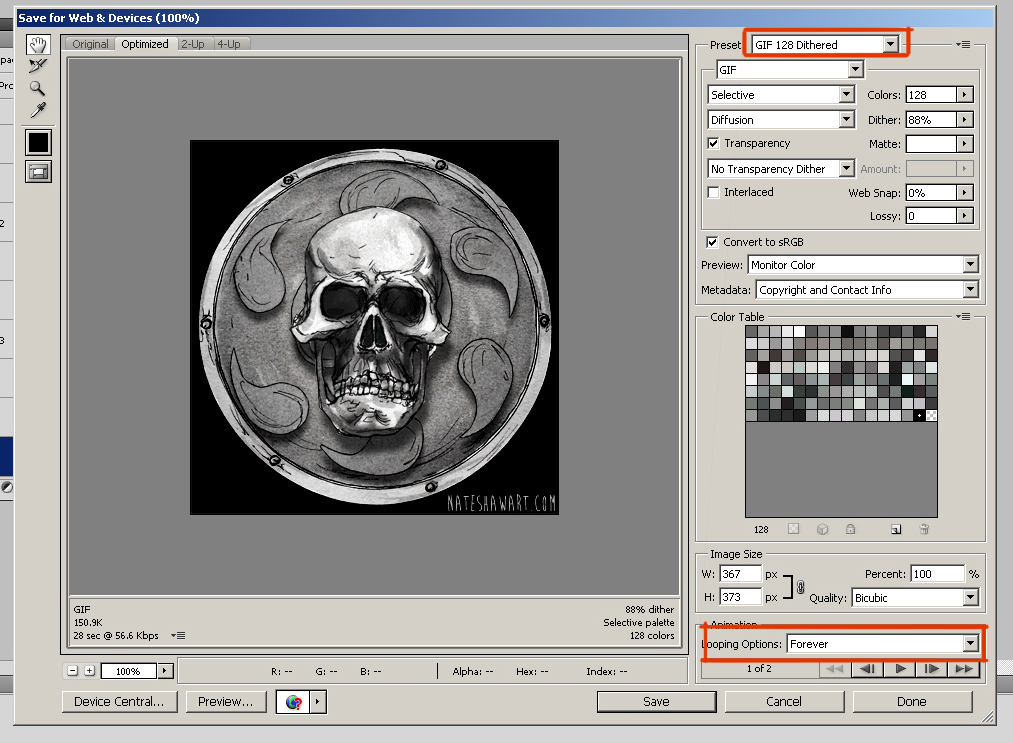 Nate Shaw Art: How to Make a 3D Wiggle Gif