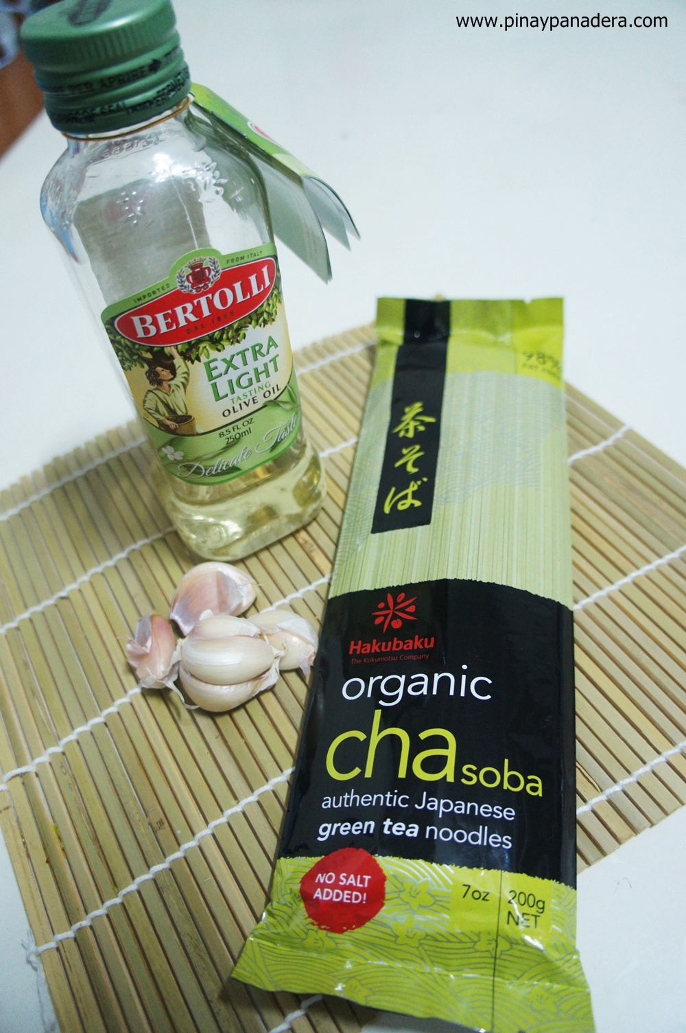 Pinay Panadera's Culinary Adventures: Japanese Cha Soba with Garlic and ...