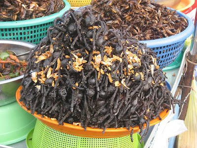 Labah-Labah Tarantula Merupakan Makanan Kegemaran di Kemboja