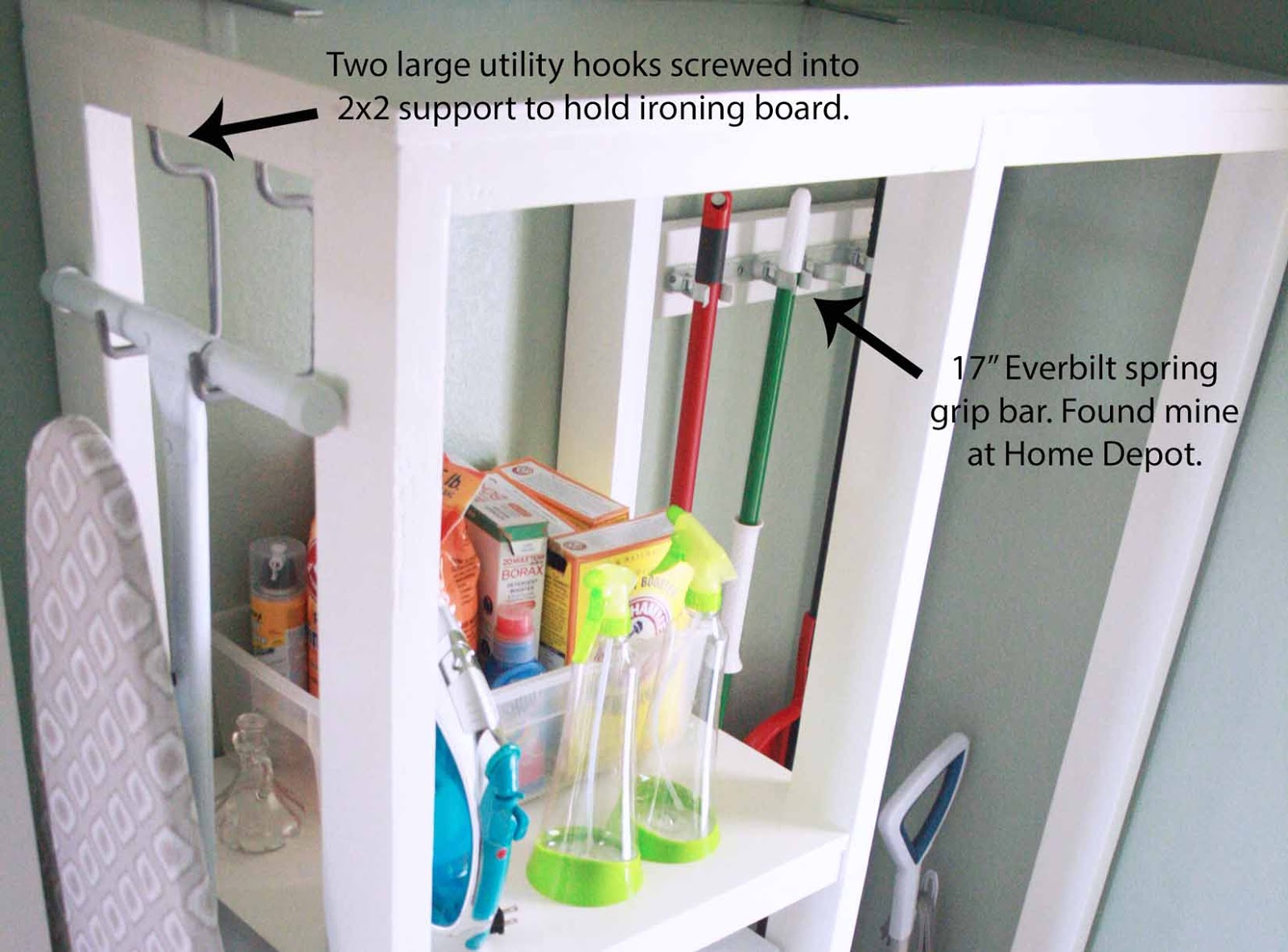 DIY Laundry Room Storage Tower | Summer Owens