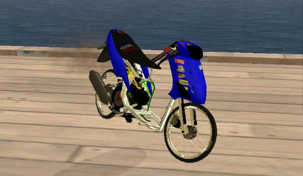 Mio Drag Blue | GTAind - Mod GTA Indonesia