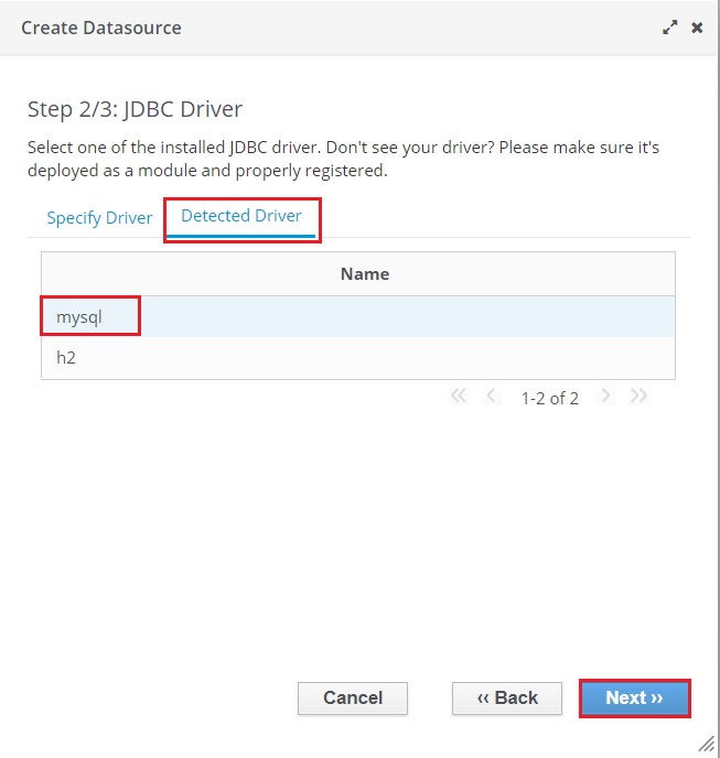 Gab Knowledge Base: jboss eap 7 standalone setup Database