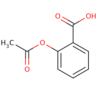 Acetylsalicylic acid ~ Structure of