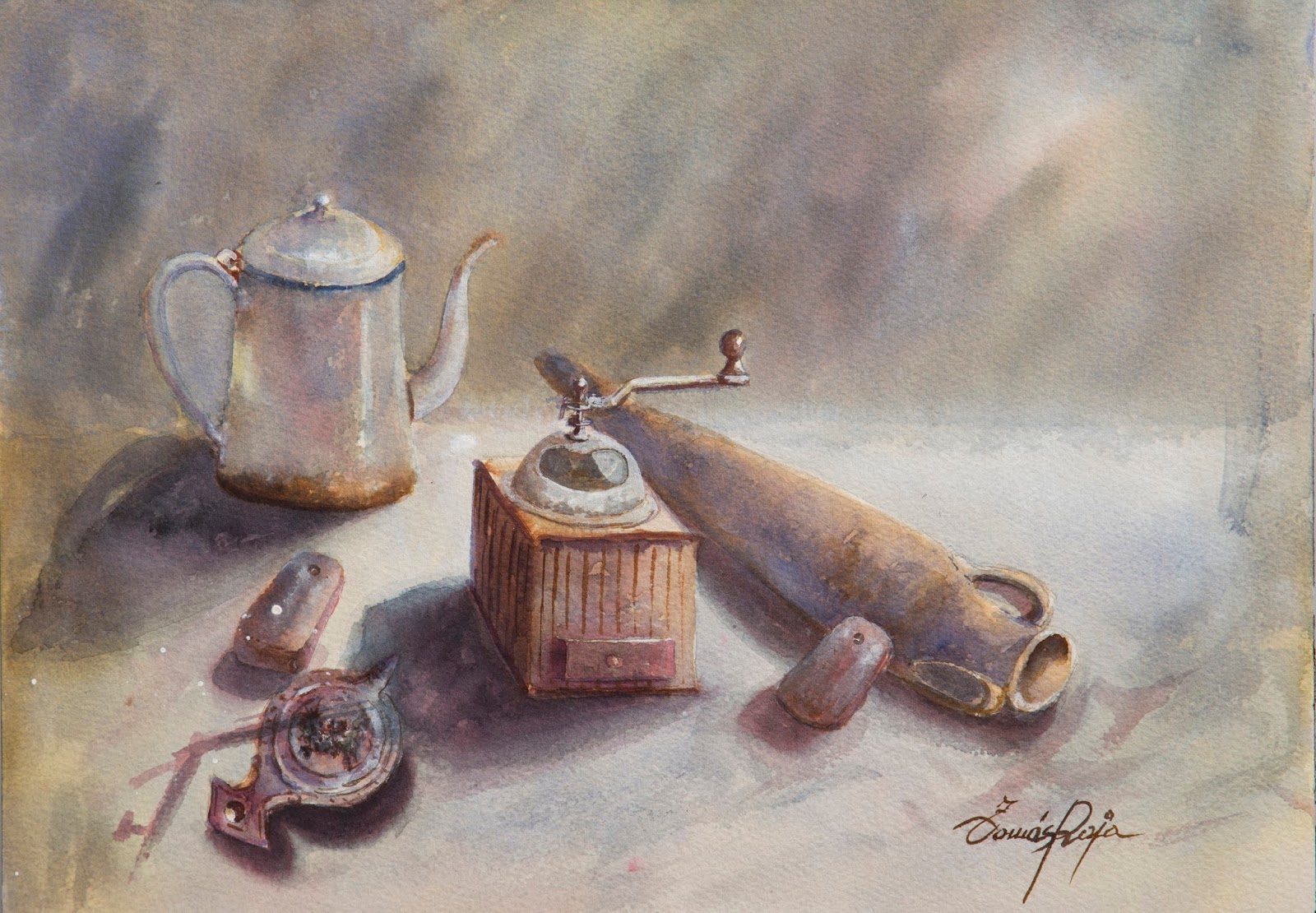 TOMAS RAJA - ACUARELAS - WATERCOLOR