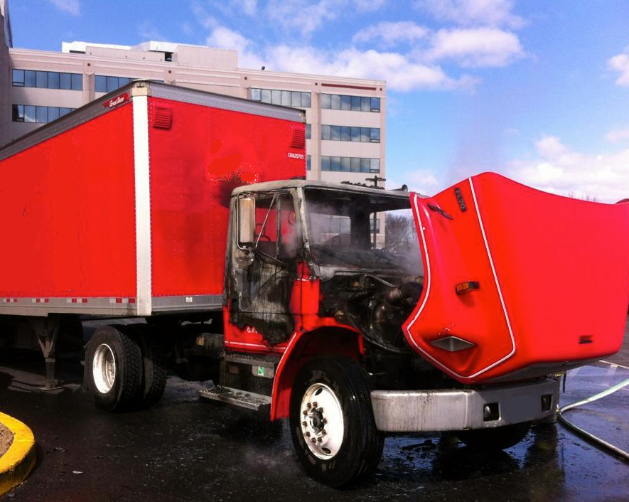 Cherry Hill News & Information: TRACTOR TRAILER FIRE IN LOADING DOCK