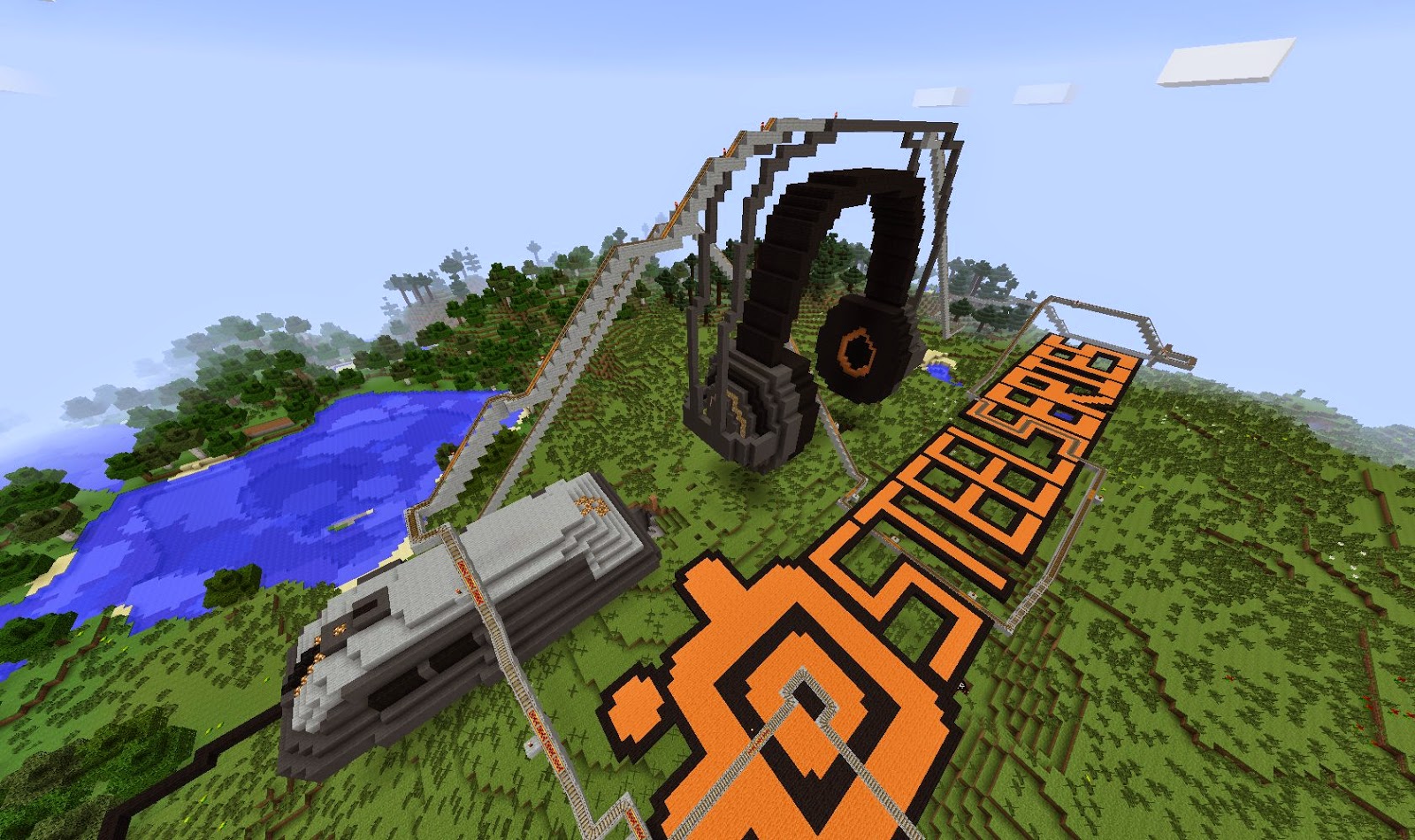 JD's Gaming Blog: Minecraft Creations: The Steelseries Rollercoaster ...
