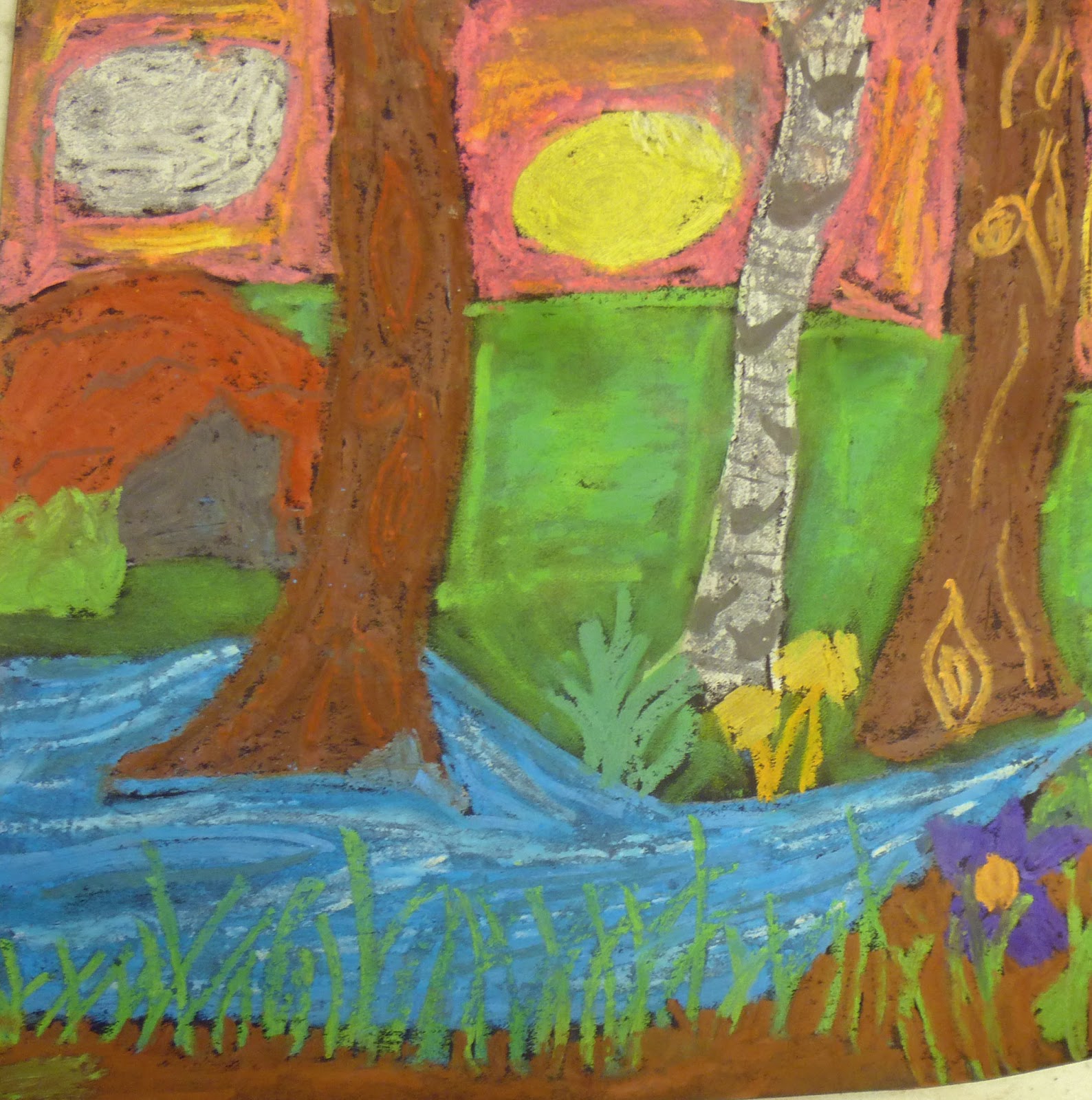 P. C. K. Art Room : Chalk Landscapes in El Greco Style