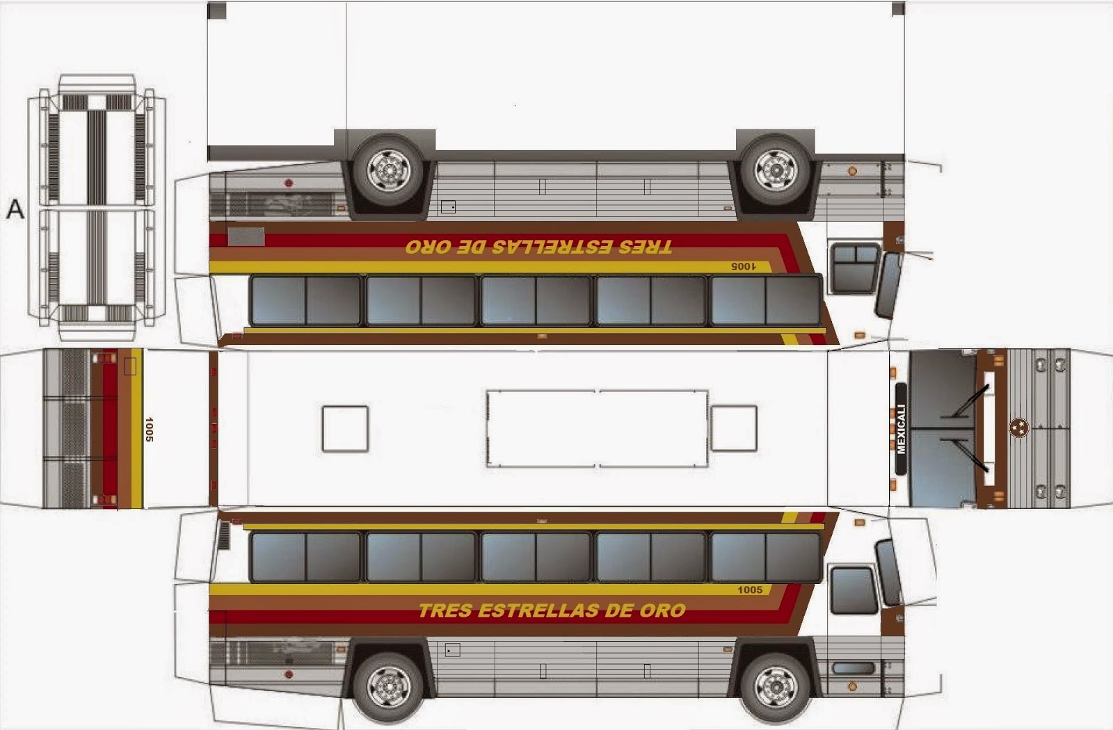 AUTOBUSES MEXICANOS ARMABLES