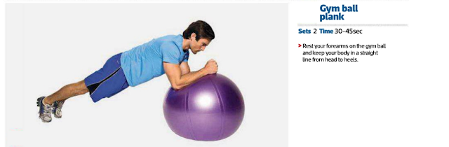 Gym Ball Plank Exercise Classic Plank | Plank Exercises Routine | Plank ...