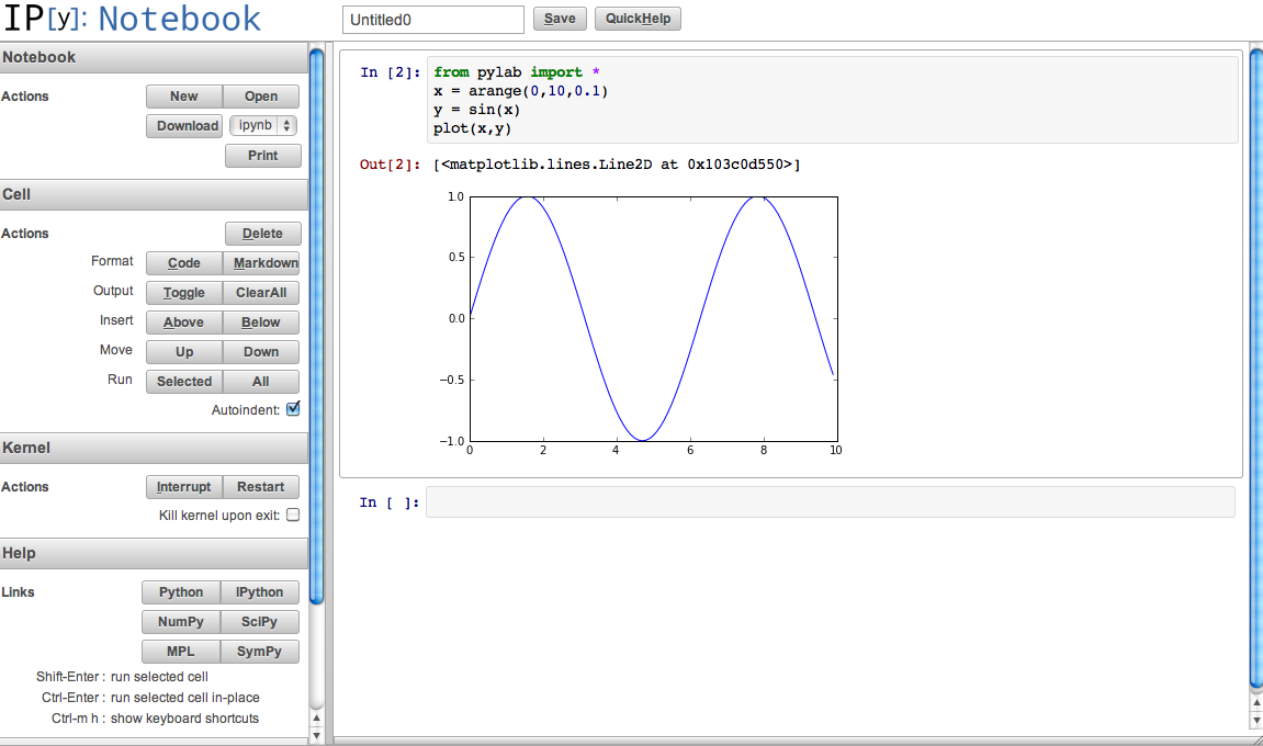 升級到 Ipython 0.12 & 啟動 notebook