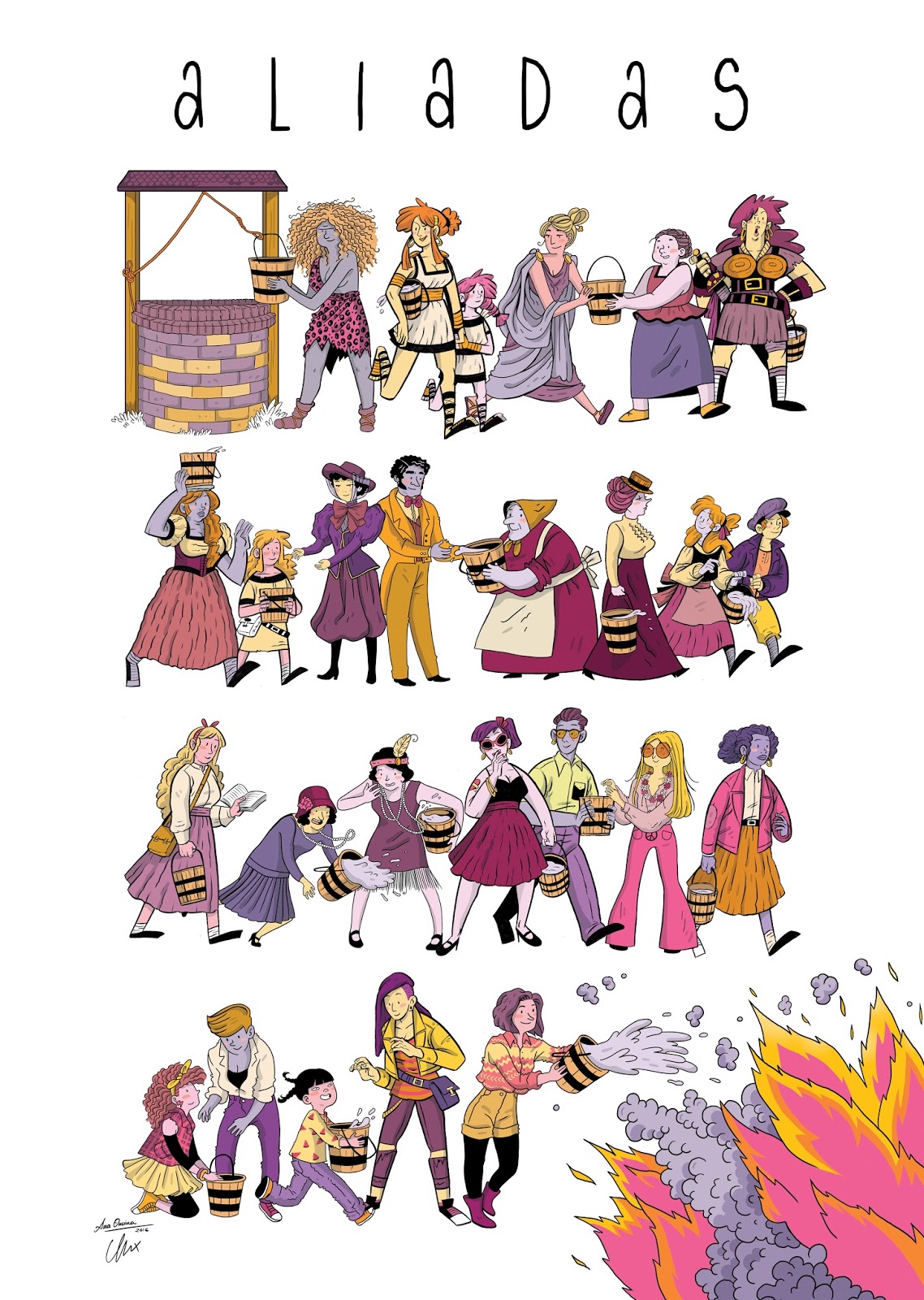 Ana Oncina Ilustración: Aliadas por la solidaridad