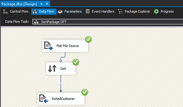 How to use SORT control in SSIS - D365 F&O Solutions