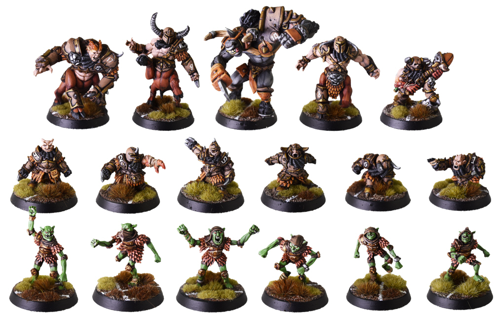 Jay's Wargaming Madness: Blood Bowl - Chaos Dwarf Team