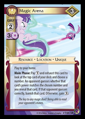 My Little Pony Magic Arena Marks in Time CCG Card | MLP Merch