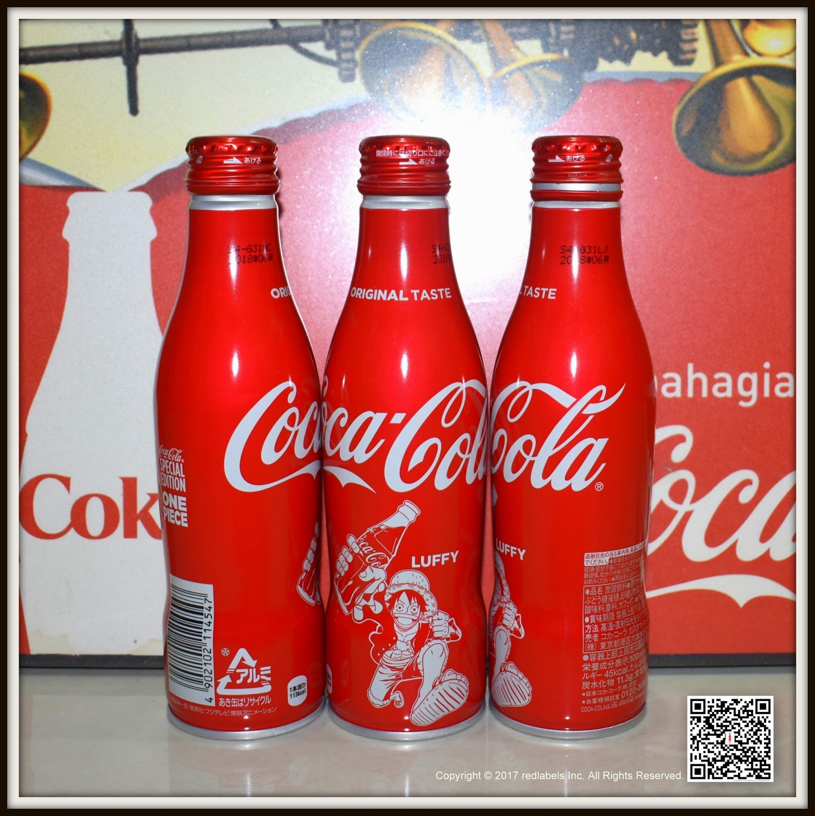 Aluminum Bottle Collector Club: Coca-Cola One Piece Universal Studio ...