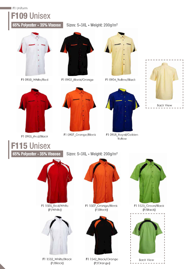 station cetak baju: Baju F1 Oren Sport