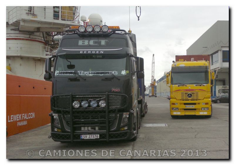 CAMIONES DE CANARIAS: VOLVO FH 16 750 BCT TRANSPORT