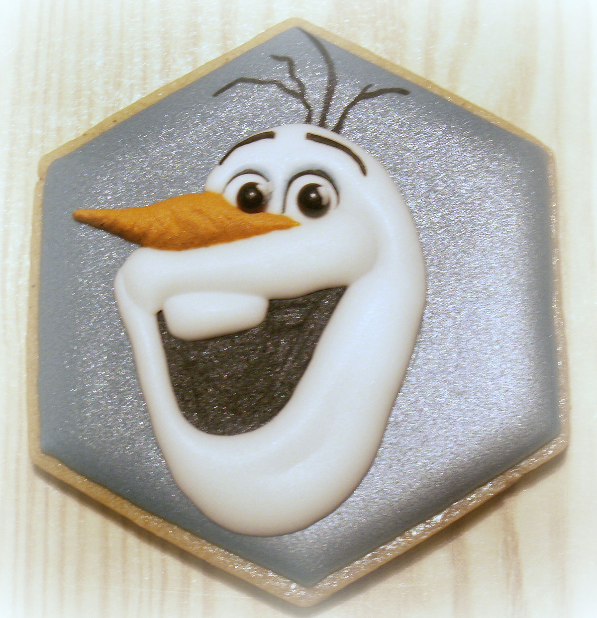 Honeycat Cookies: Olaf from Frozen Cookie Tutorial