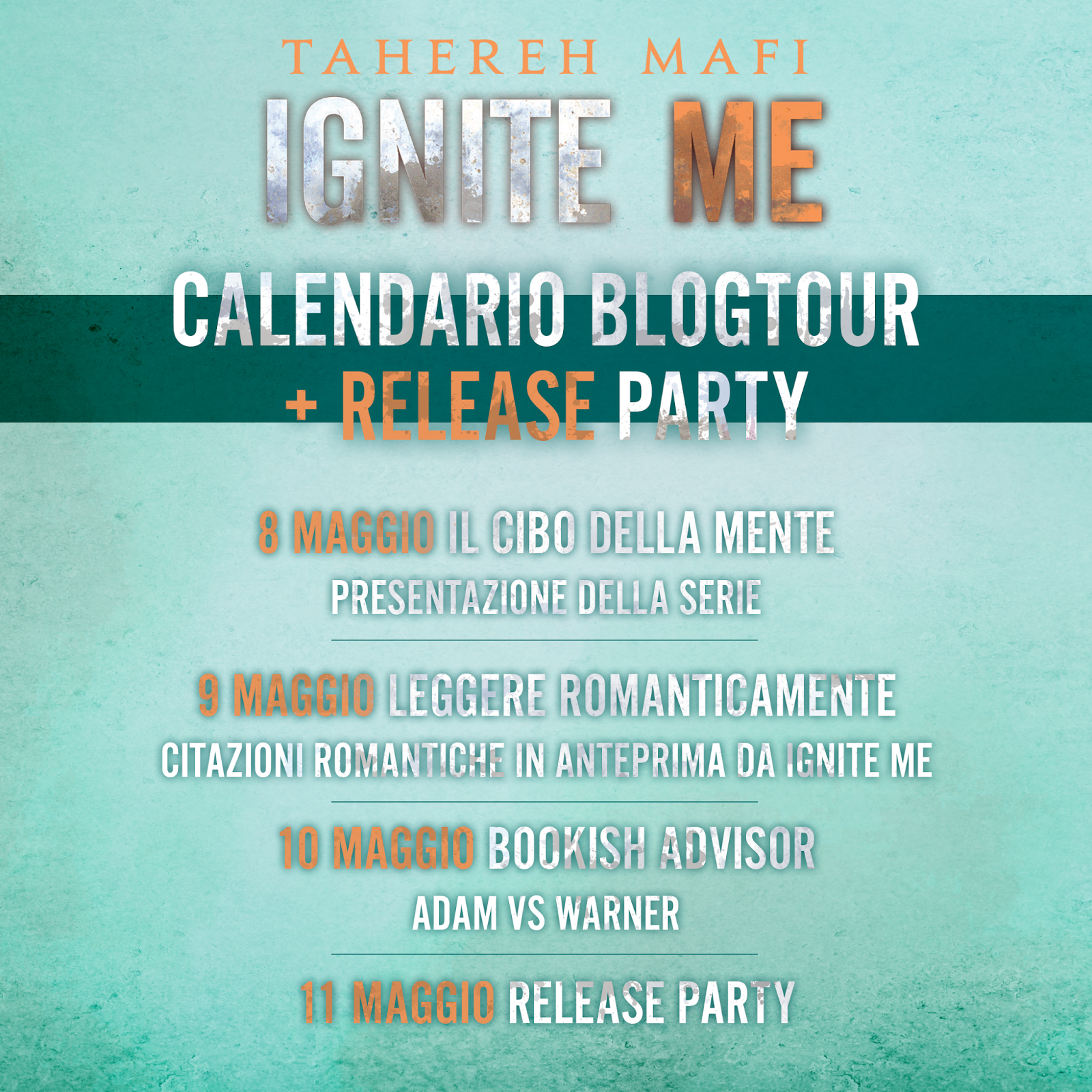 Bookish Advisor: Blogtour: Ignite Me di Tahereh Mafi - Adam vs Warner