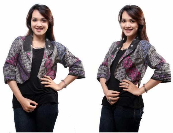 30+ Cardigan Batik Modern Terbaru yang Modis | Model Baju Batik Kantor