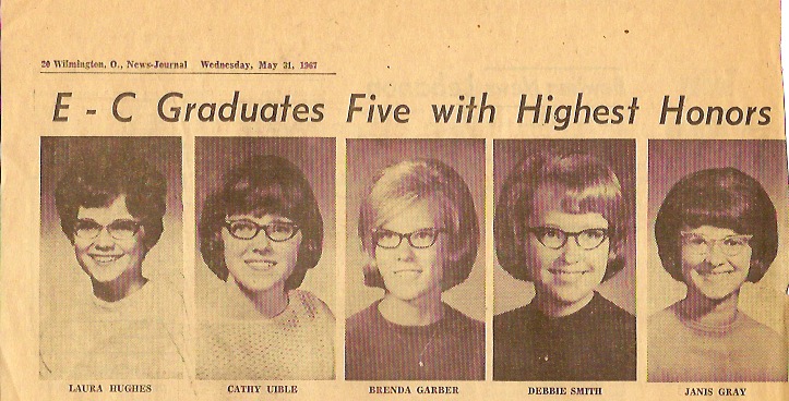 Uibles: A Family Blog: 1967 East Clinton Graduation -May 30