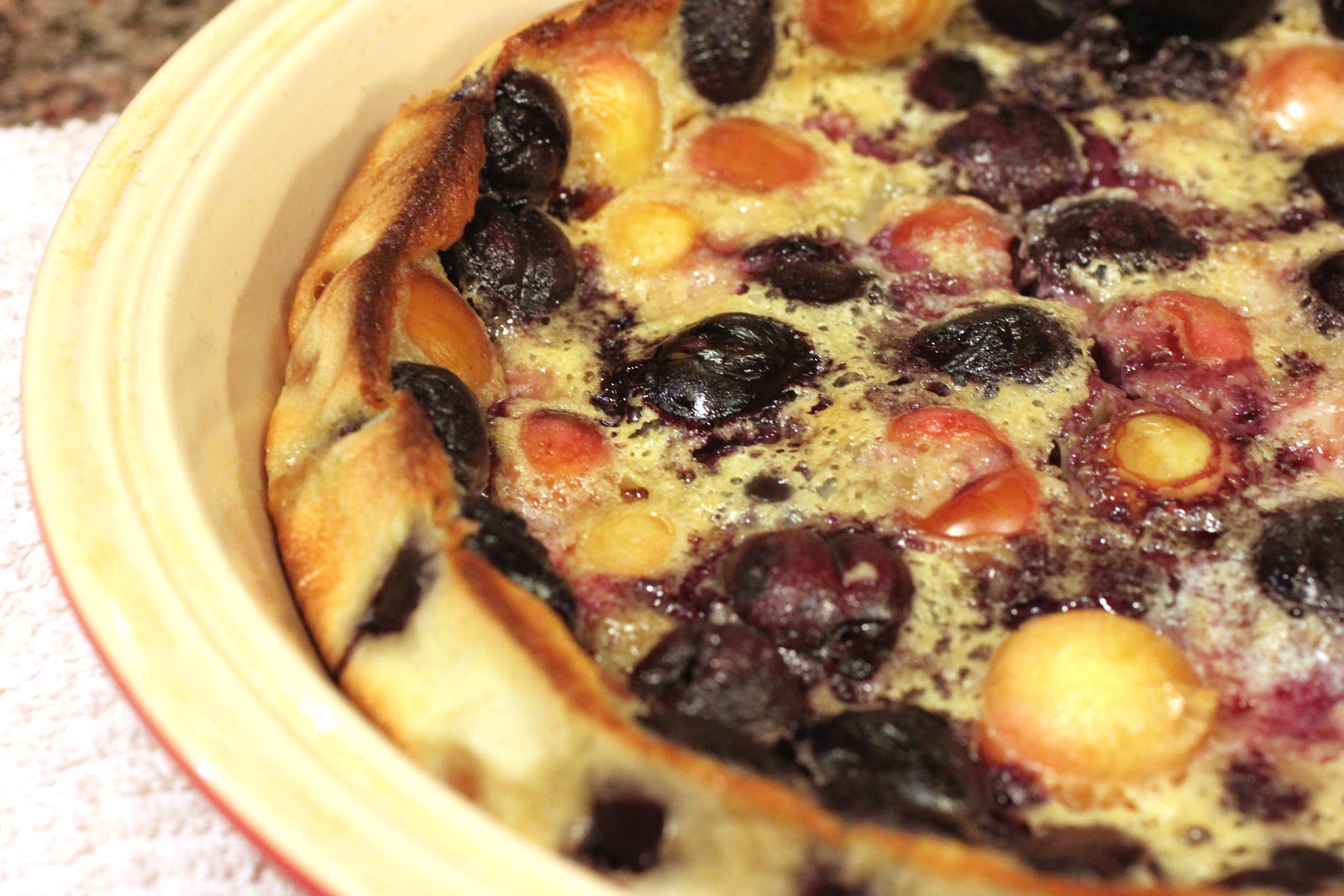Cherry clafoutis recipe, on the lighter side