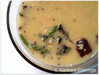 KONKANI CRAVINGS: Dalitoy (Konkani Dal)