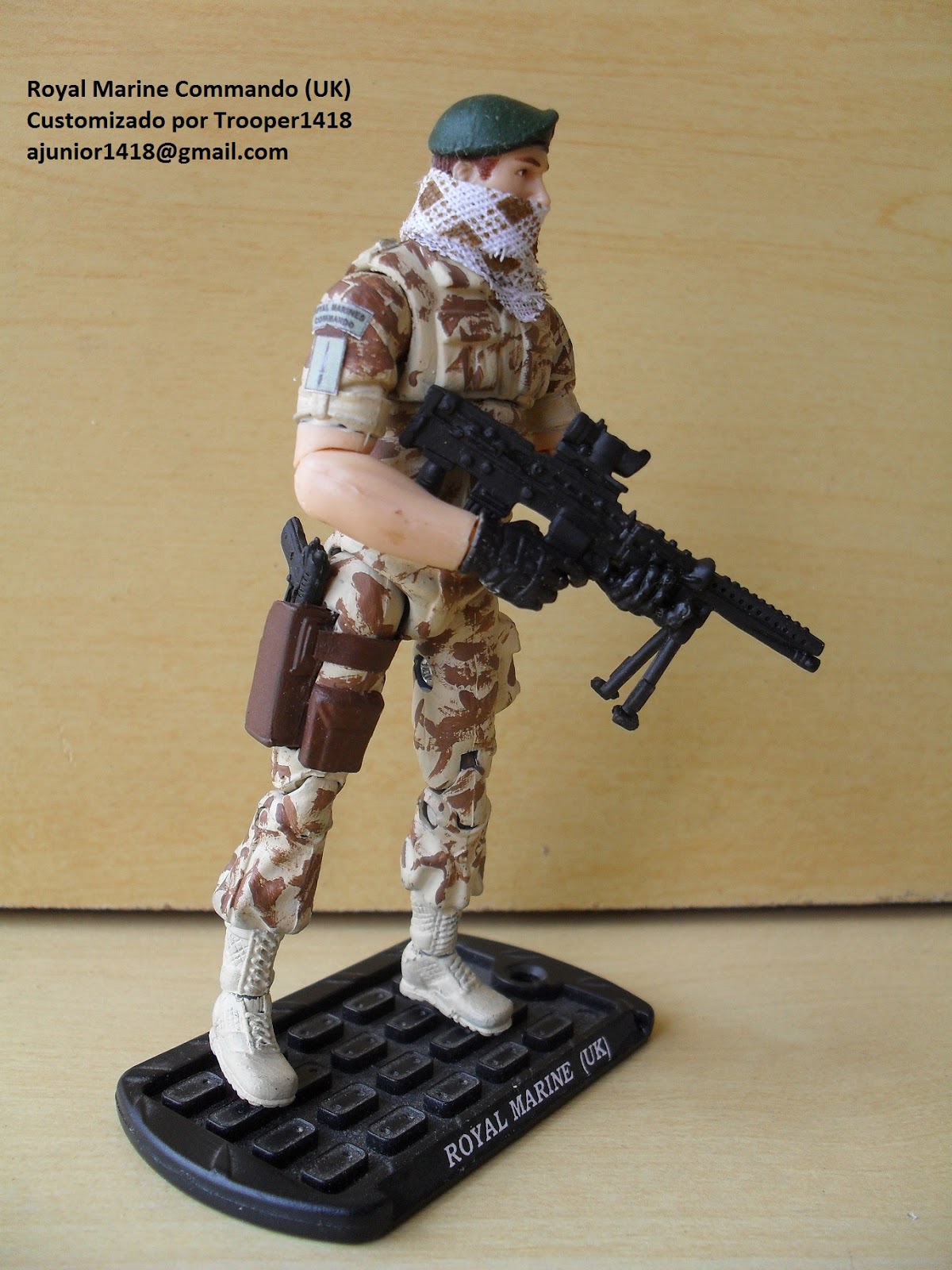 Gi joe Custom Action Figures: Royal Marine Commando ( UK )