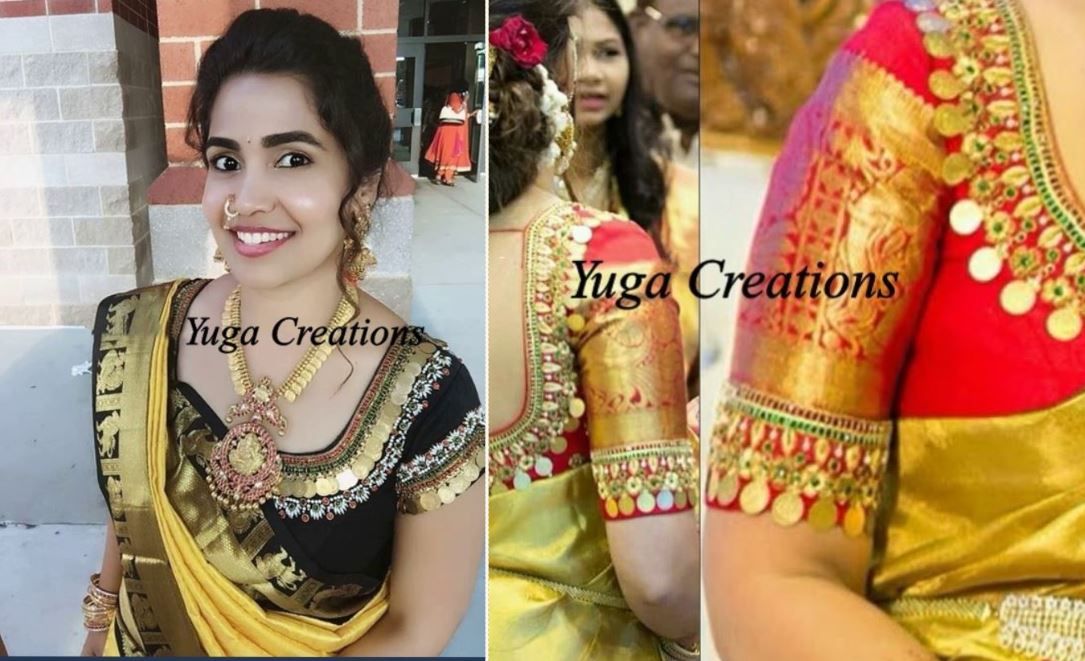 Embellished Kasu Blouse designs